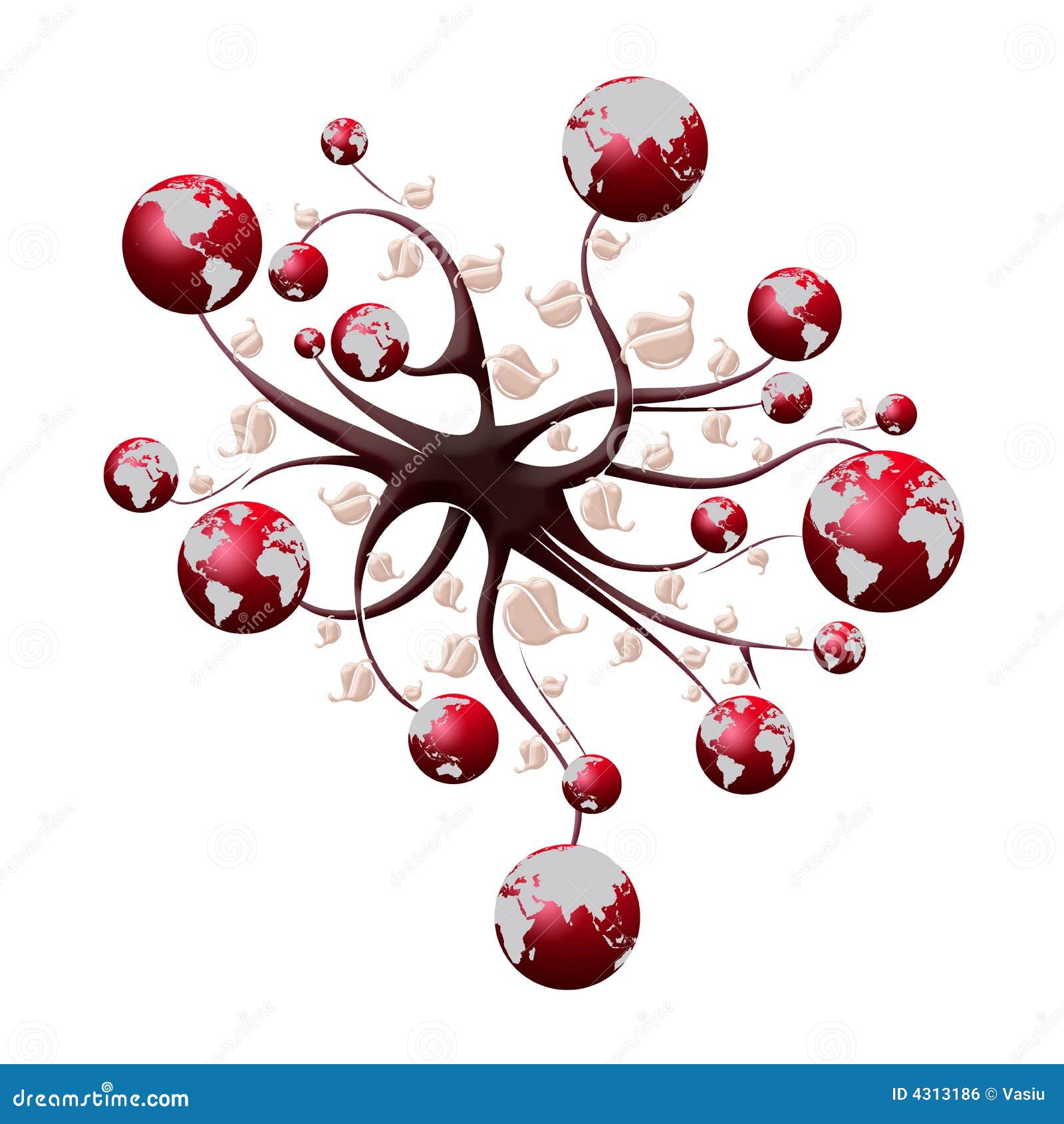 World tree stock illustration. Illustration of concept - 4313186