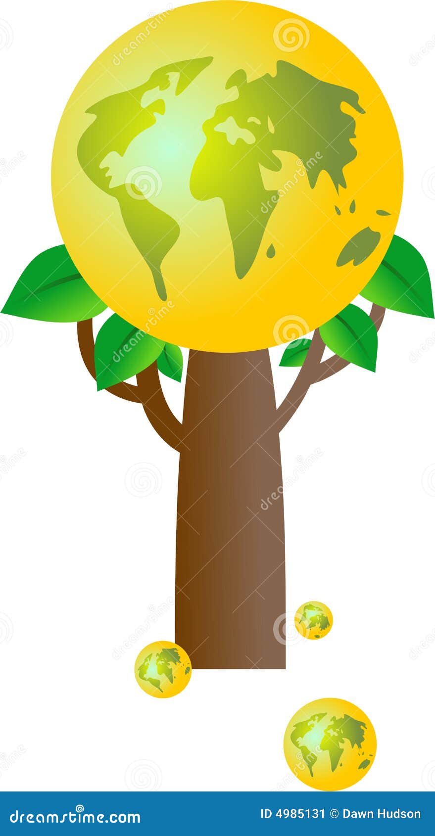 World tree stock illustration. Illustration of conceptual - 4985131