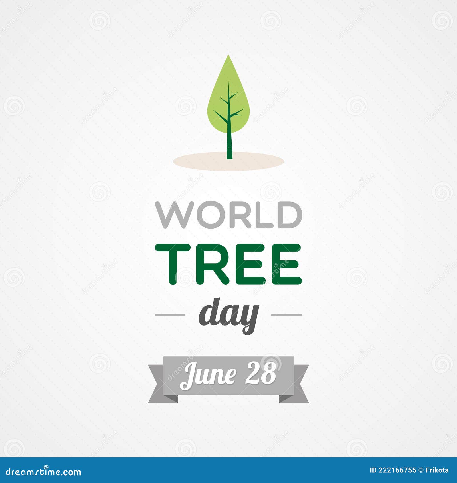 World Tree Day. Awareness Banner. Vector Illustration, Flat Design ...