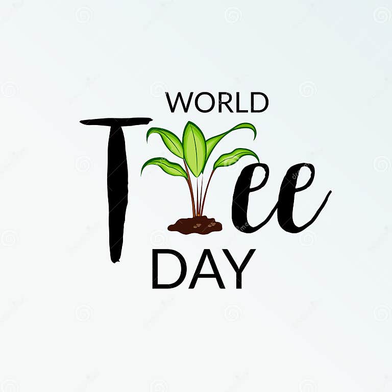 World Tree Day. stock illustration. Illustration of plant - 94326611