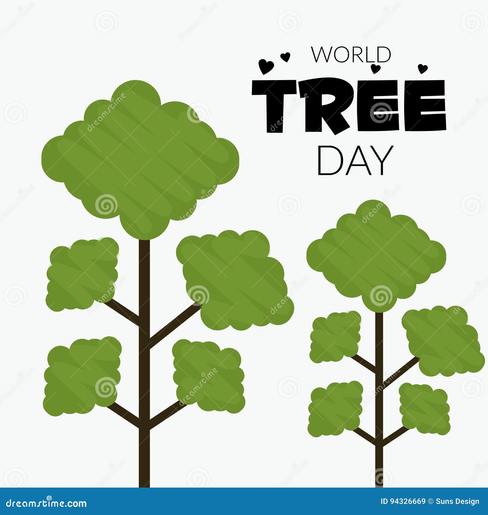 World Tree day. stock illustration. Illustration of armed - 94326669