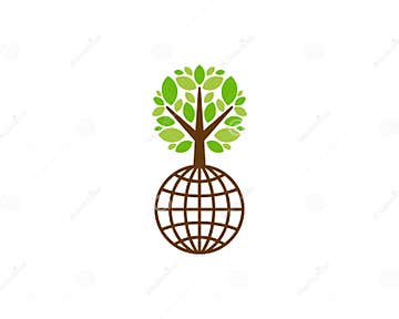 World Tree Logo Icon Design Stock Vector - Illustration of icon, leaf ...
