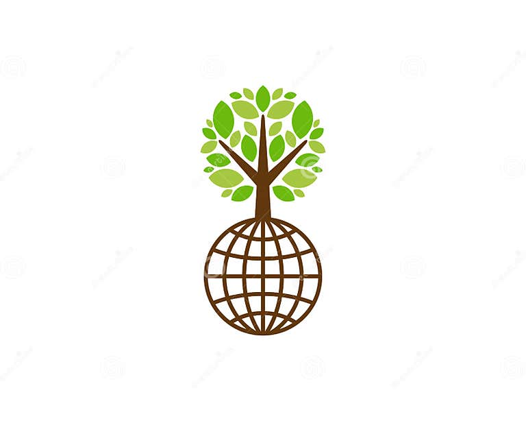 World Tree Logo Icon Design Stock Vector - Illustration of icon, leaf ...