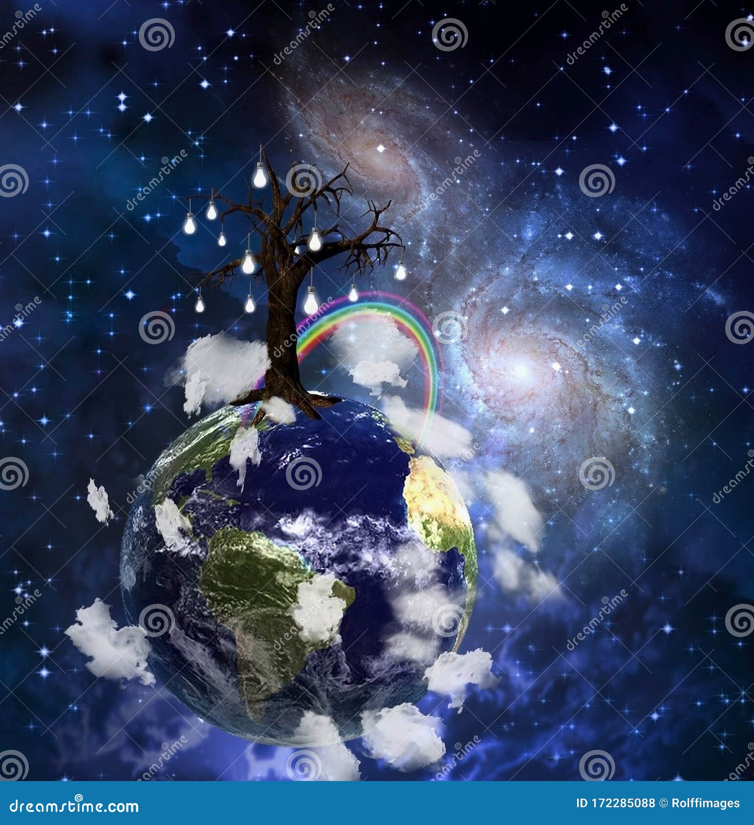 World tree stock illustration. Illustration of fruit - 172285088