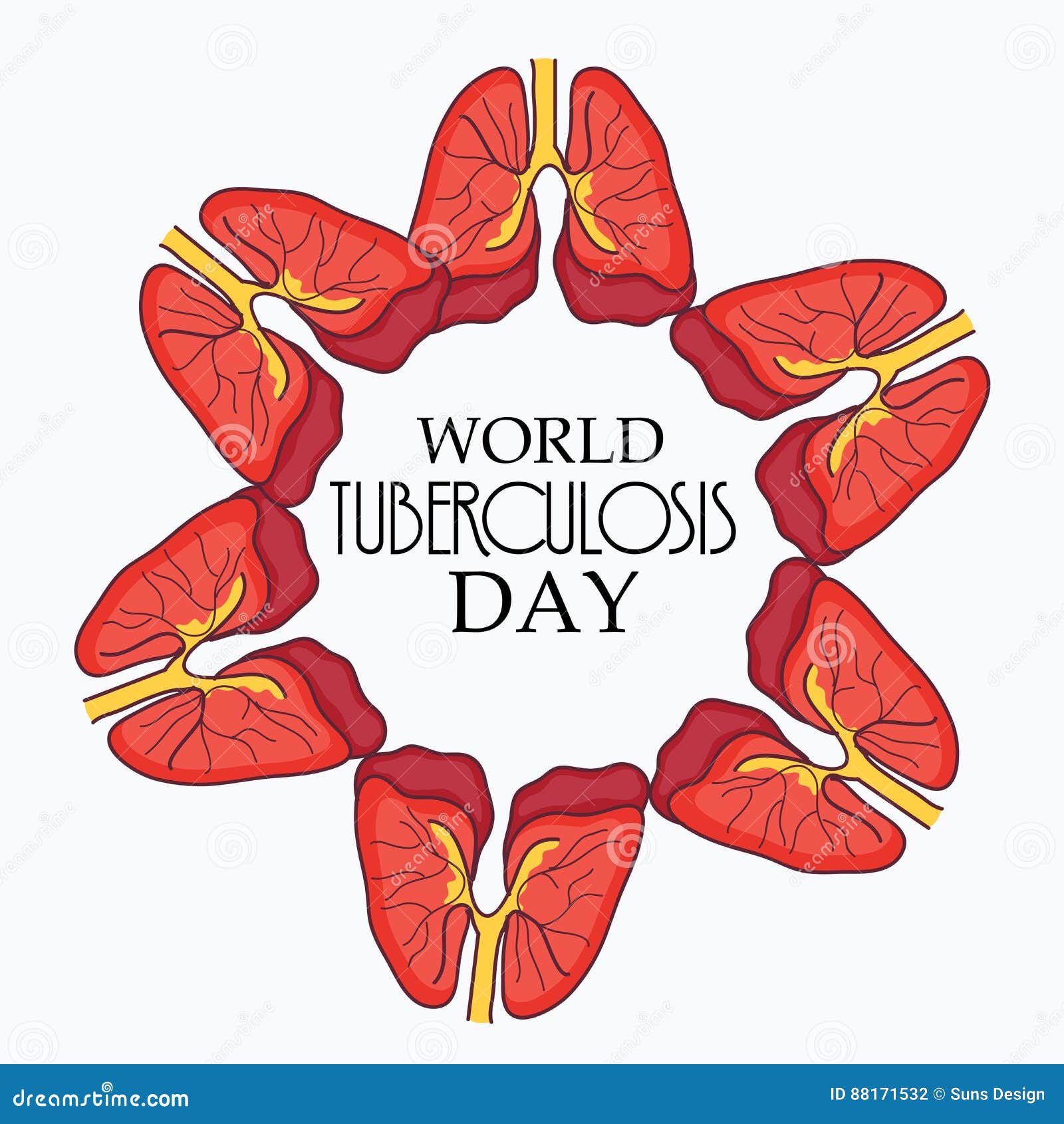 World Tuberculosis Day stock illustration. Illustration of blood - 88171532