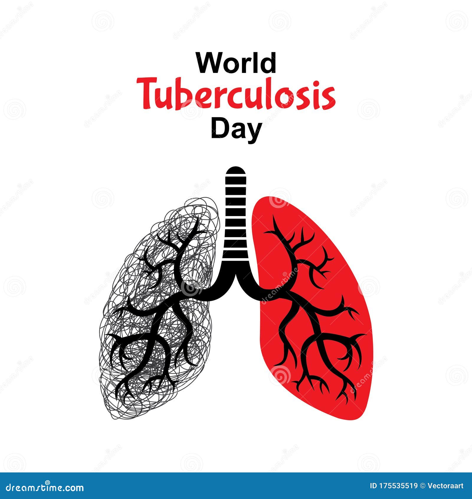 World Tuberculosis Day Poster Design Stock Vector - Illustration of ...