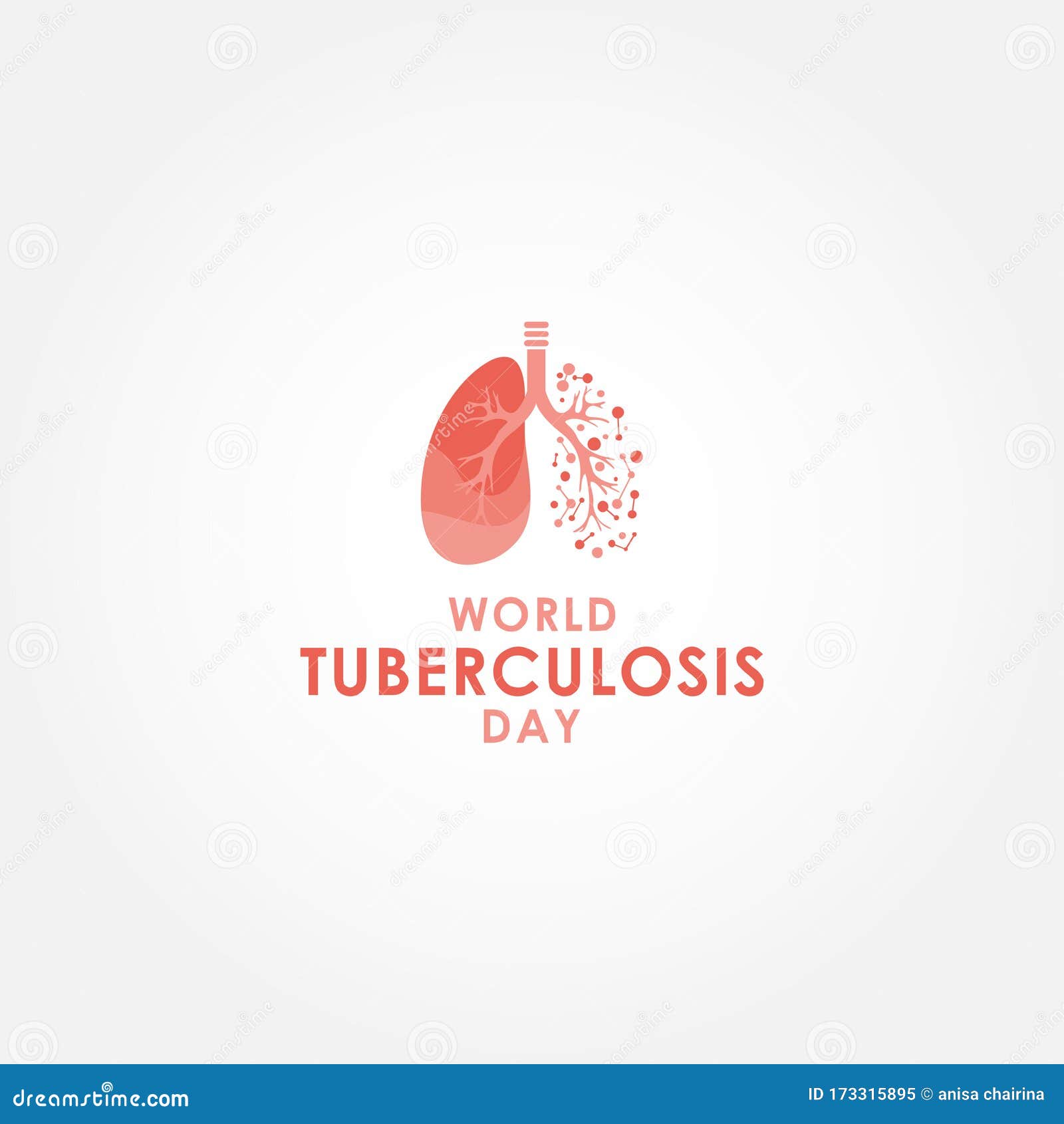 World Tuberculosis Day Vector Design for Banner or Background Stock ...