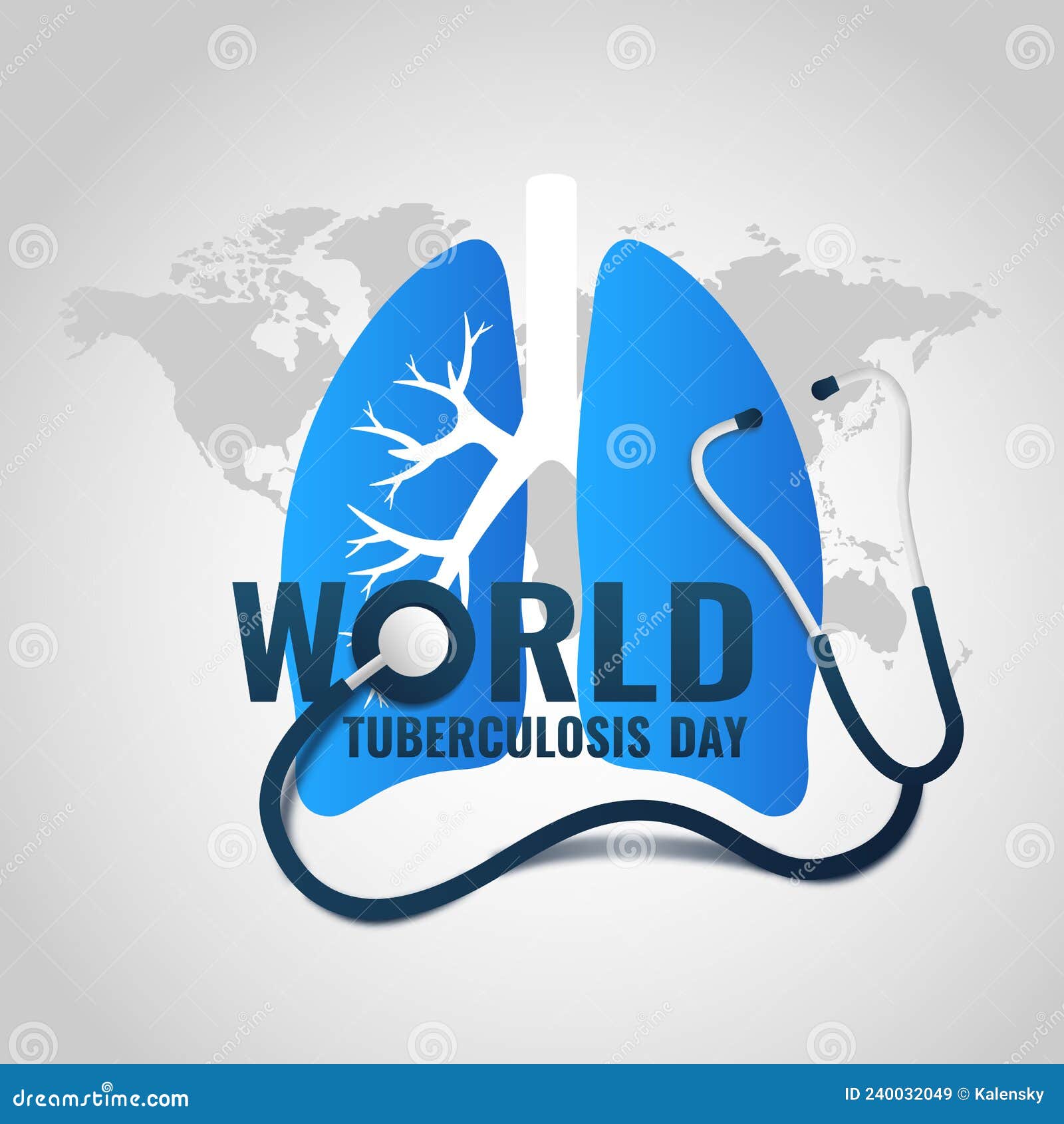 World Tuberculosis Day stock vector. Illustration of organ - 240032049