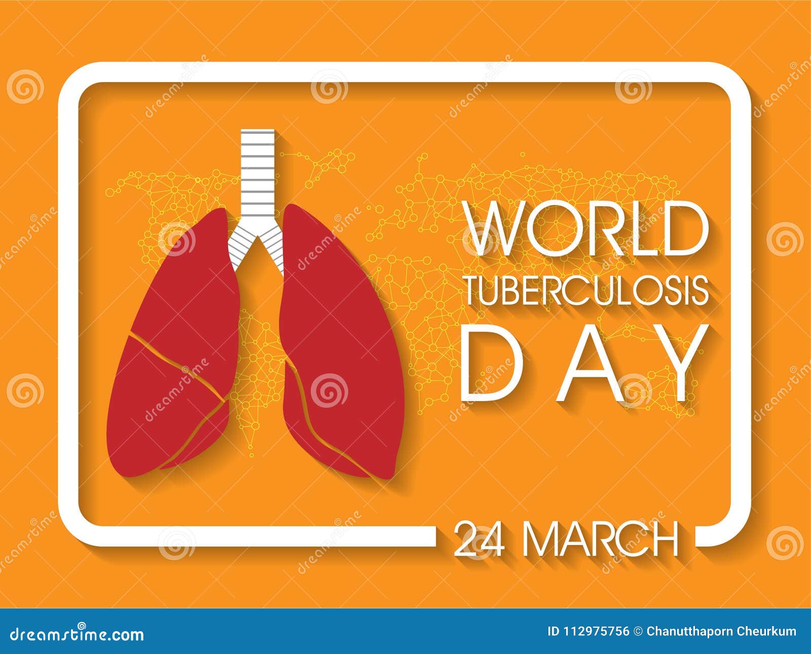 World tuberculosis day stock illustration. Illustration of support ...