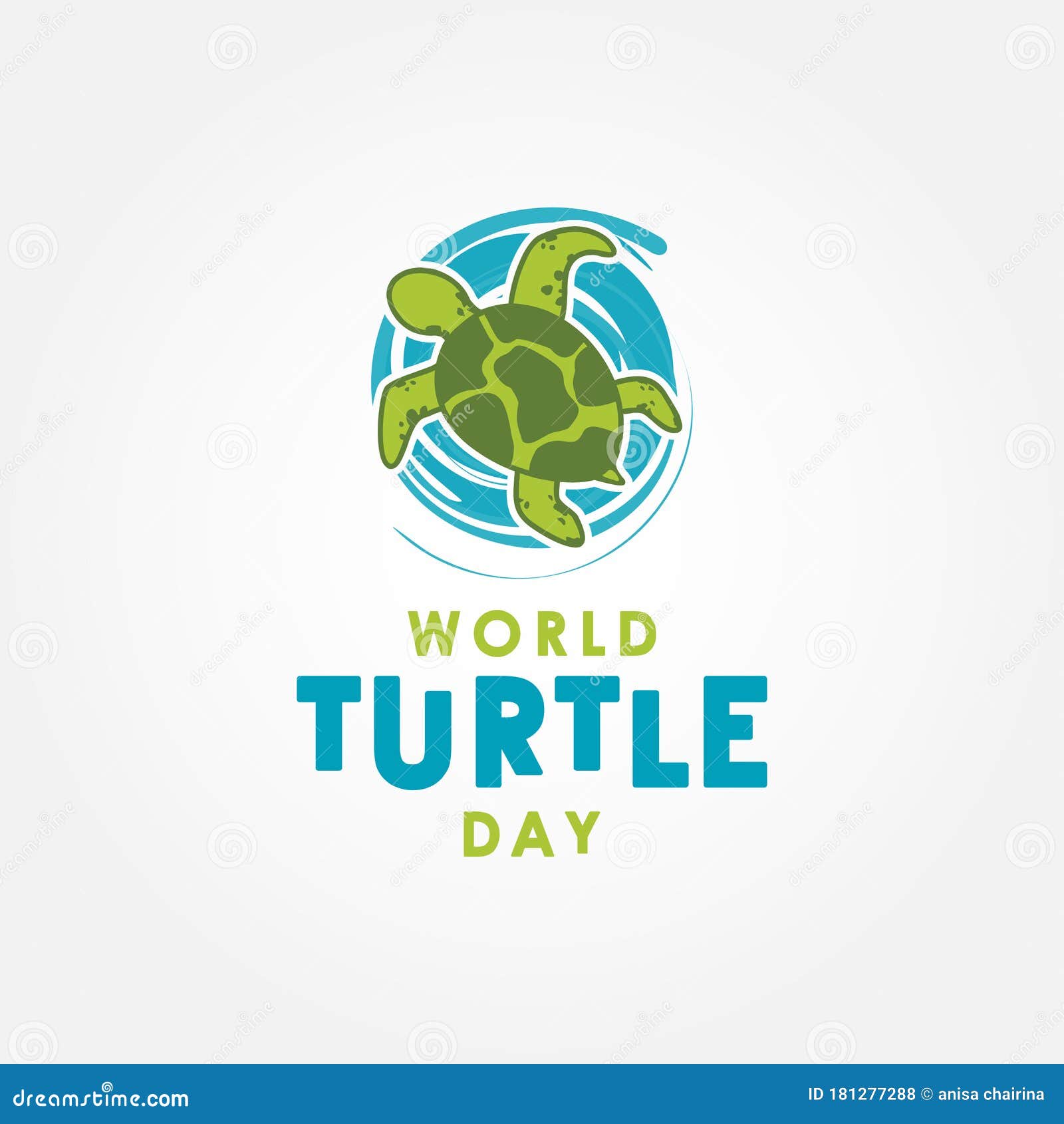 World Turtle Day Vector Design Illustration for Celebrate Moment Stock ...