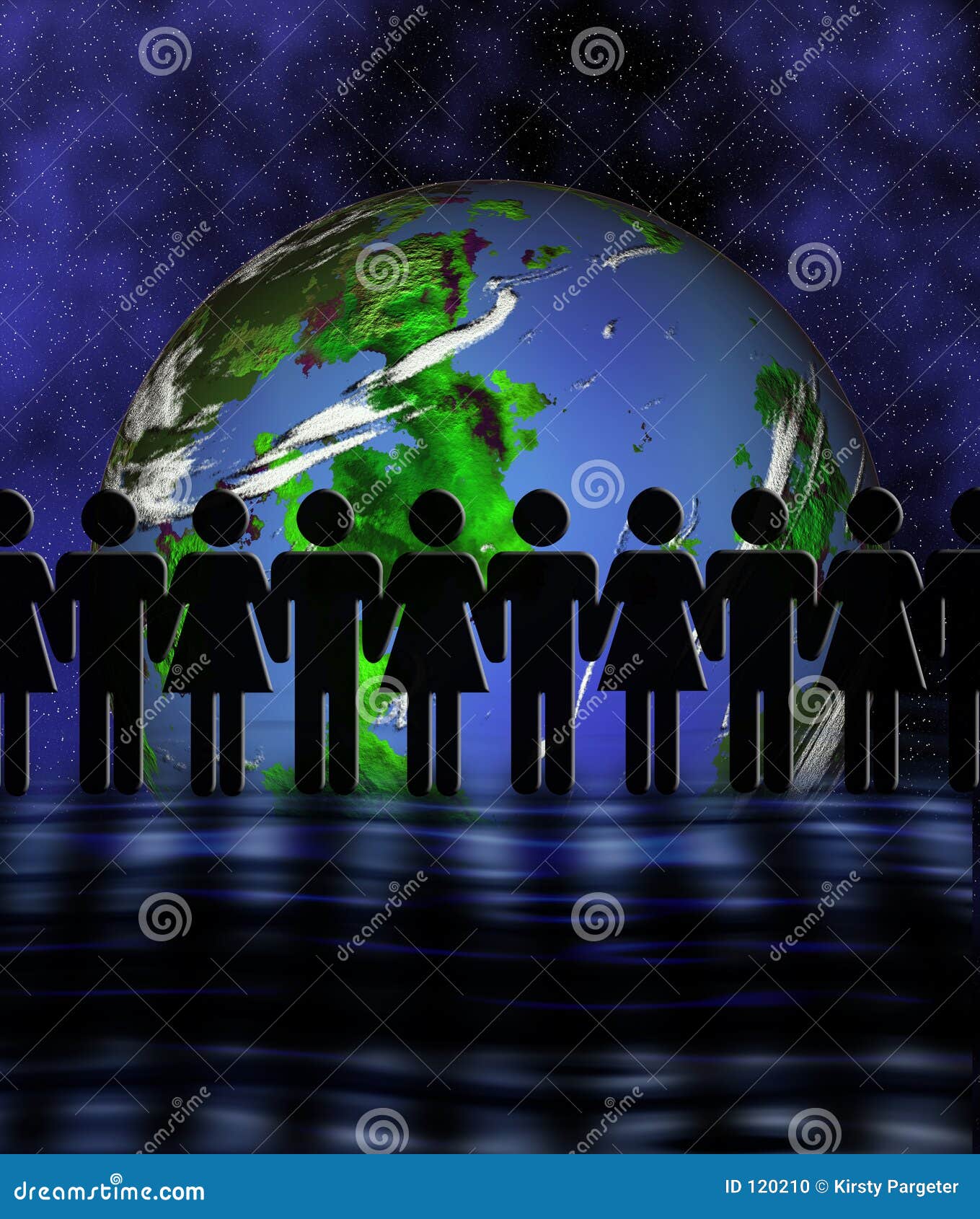 The world united stock illustration. Illustration of united - 120210