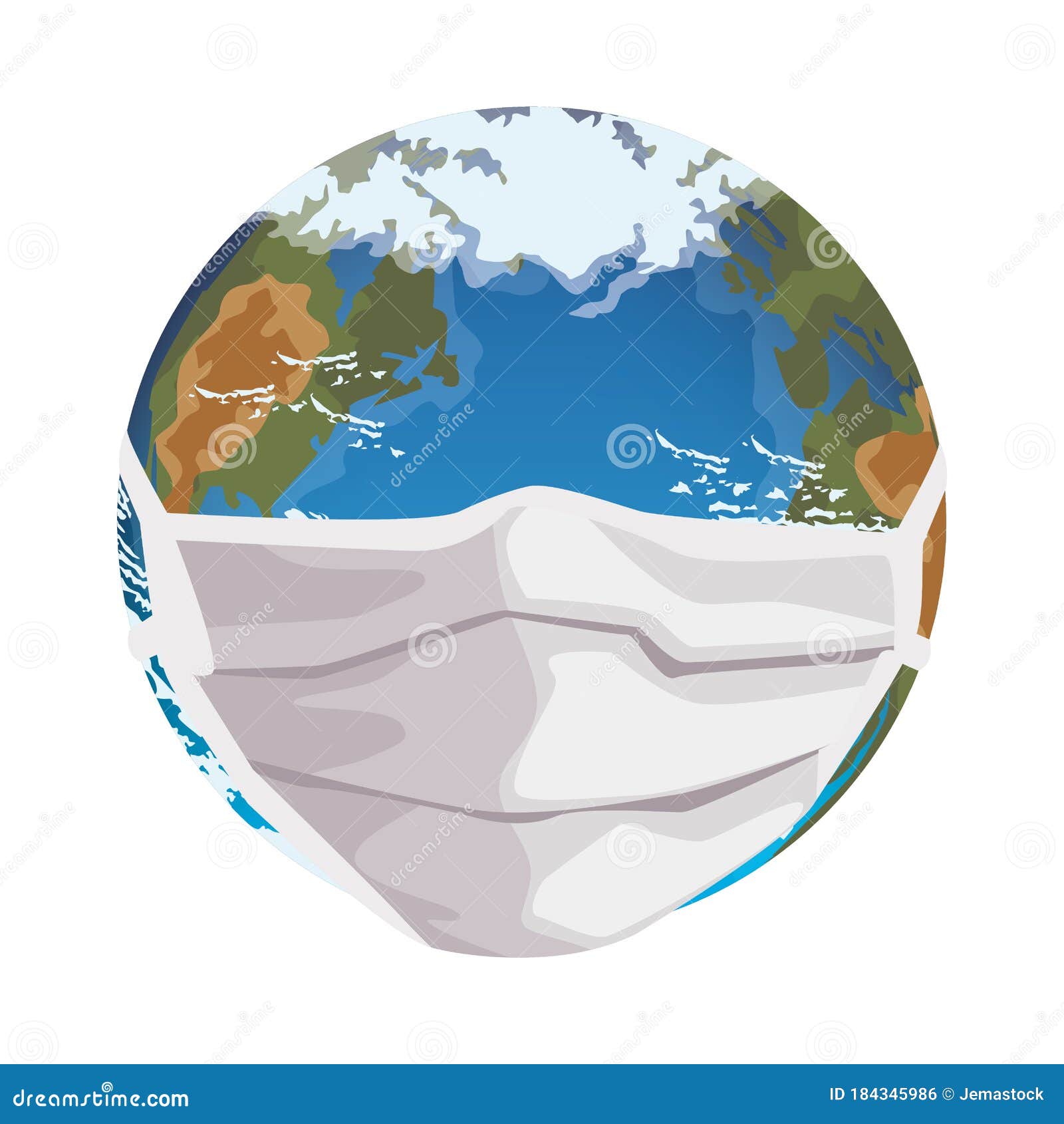 World Using Face Mask for Covid19 Stock Vector - Illustration of ...