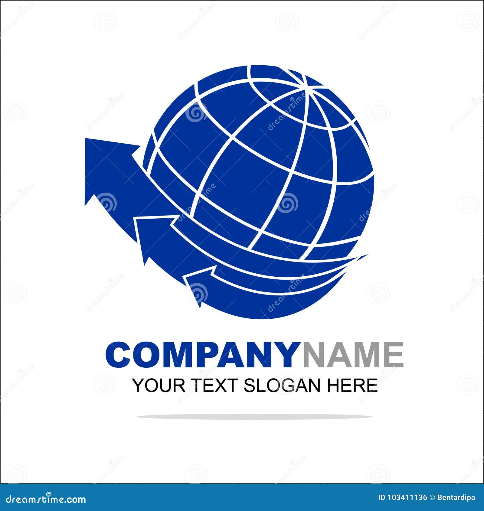 World Logo Design Template stock illustration. Illustration of colors ...