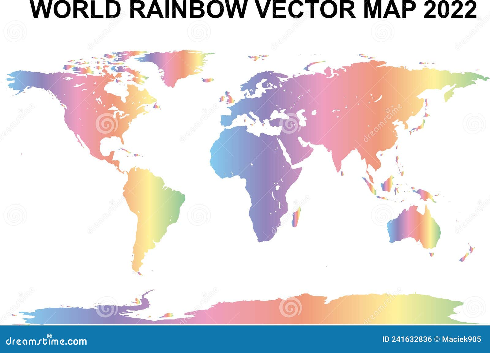 Global North And Global South Map Vector Illustration | CartoonDealer ...