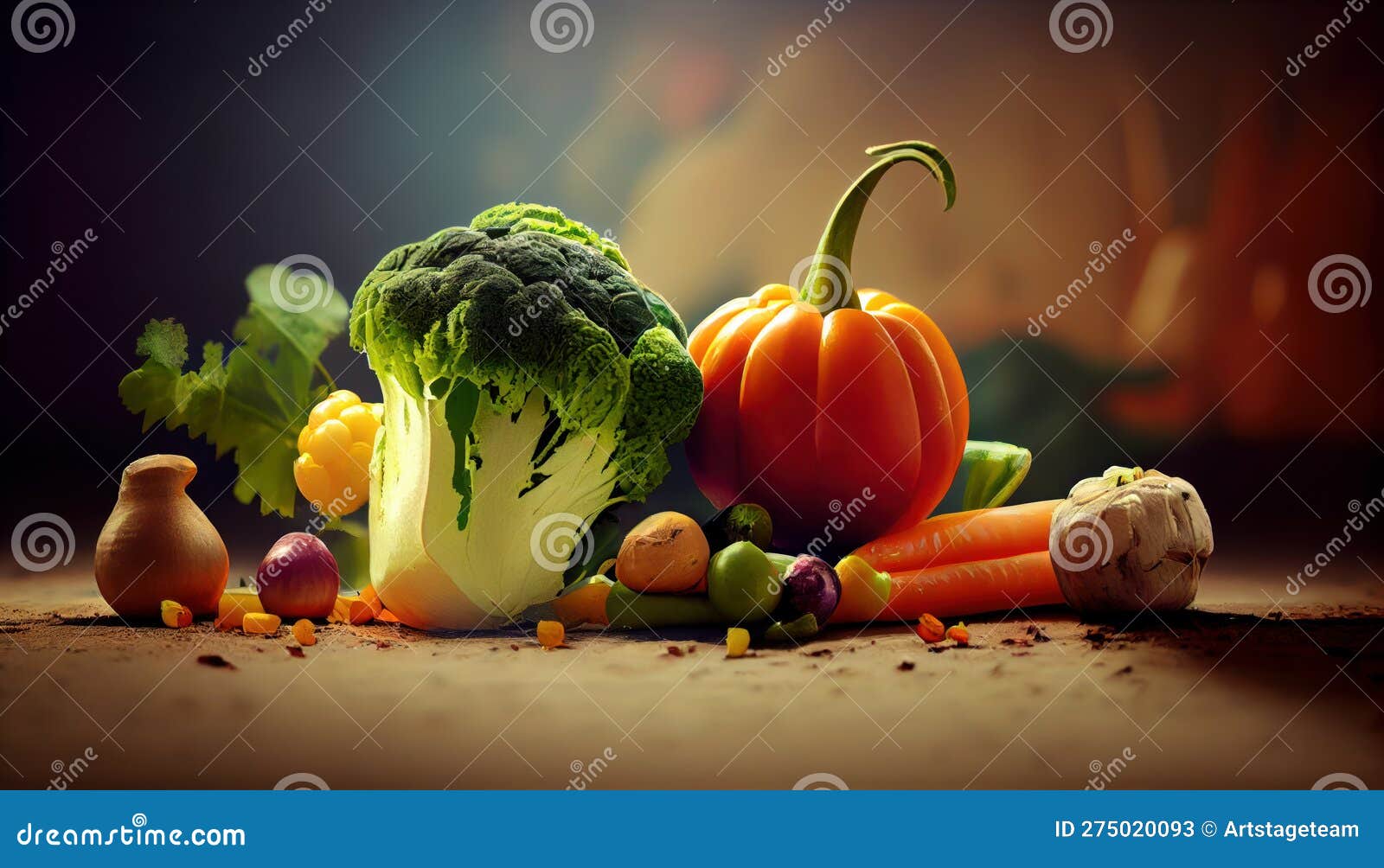 World Vegetable Day Poster With Vegetables And Fruits Vector ...