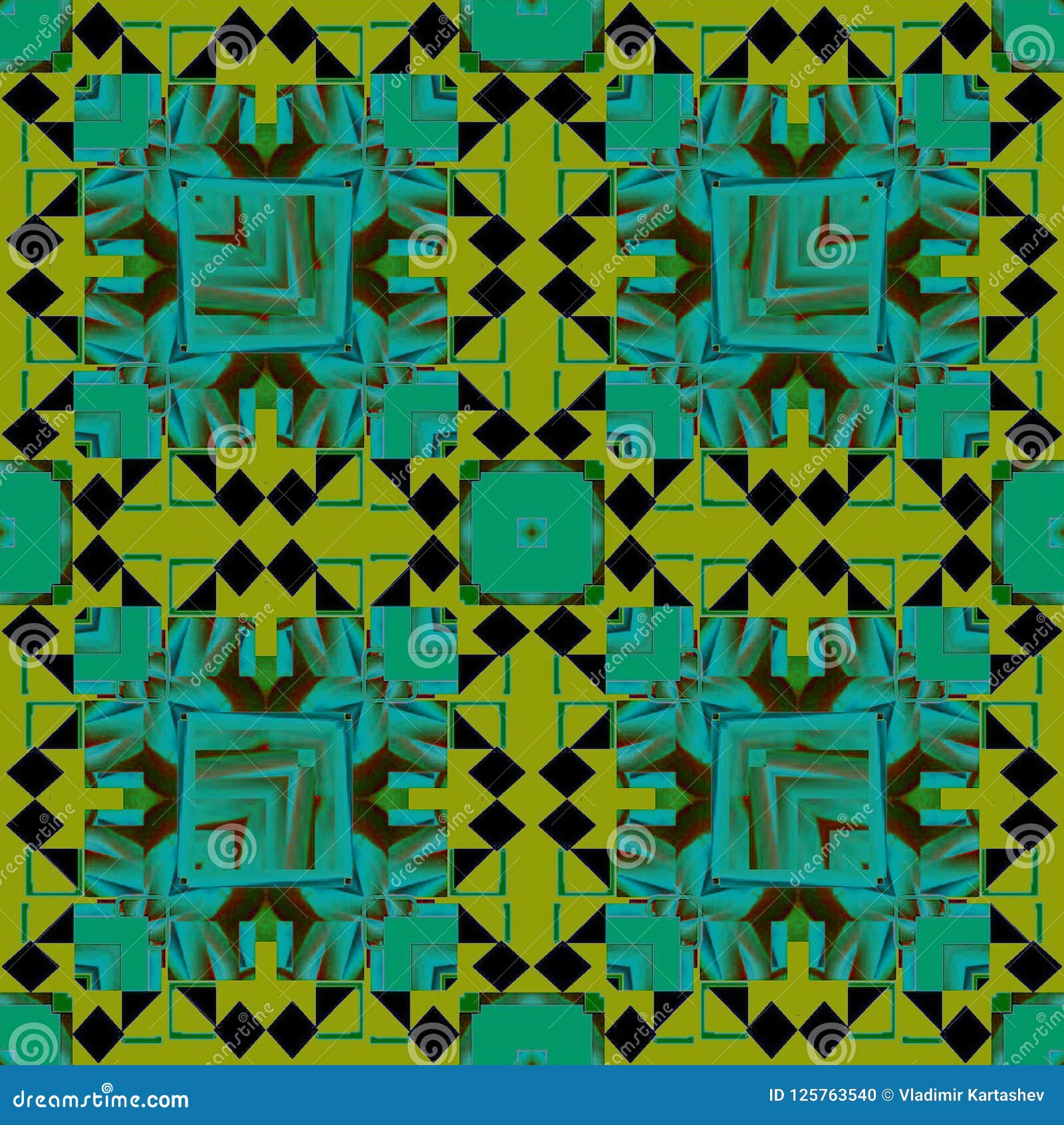 . in the World of Very Interesting Multi-colored Patterns. Stock ...