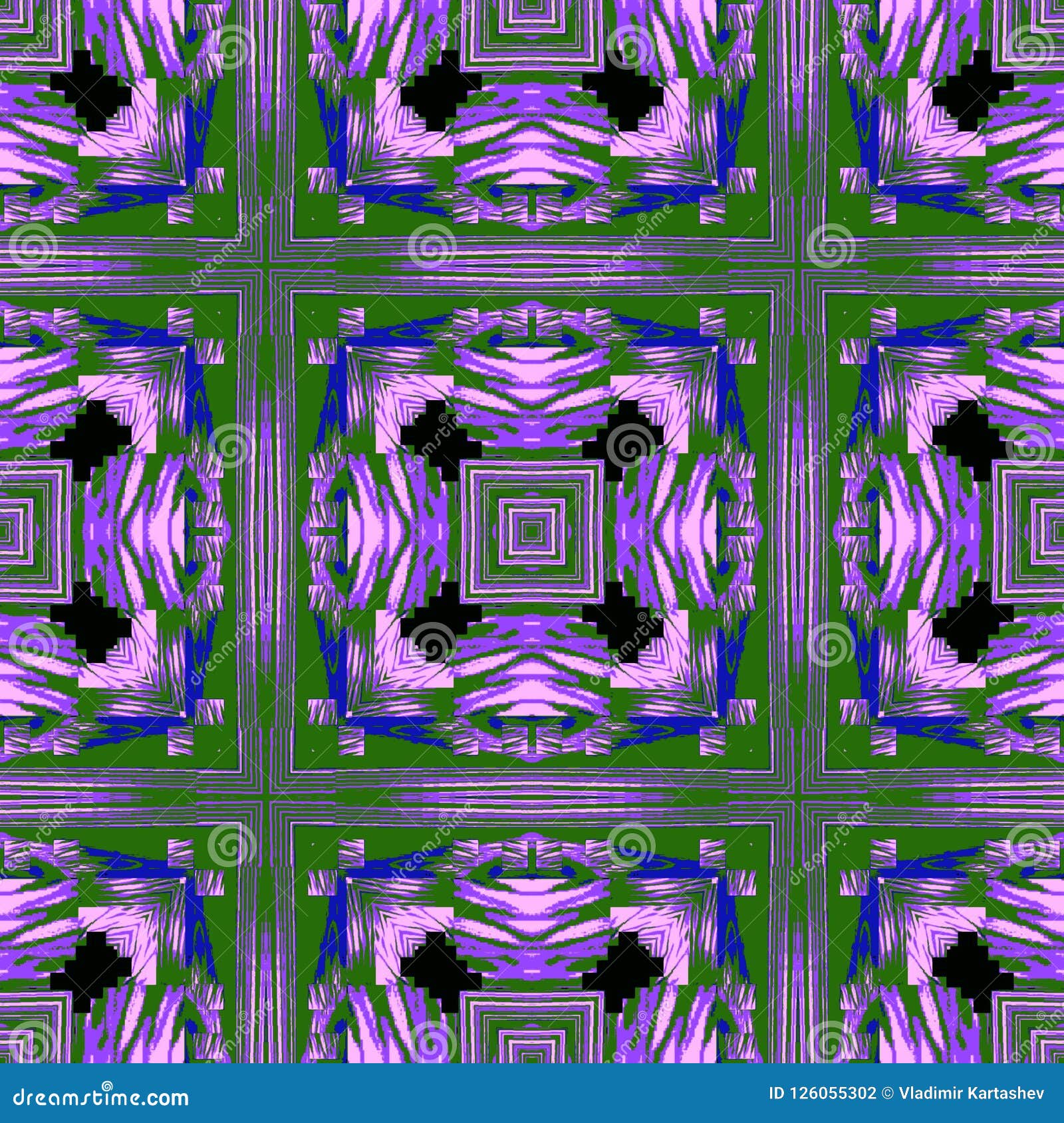 In the World of Very Interesting Multi-colored Patterns. Stock ...