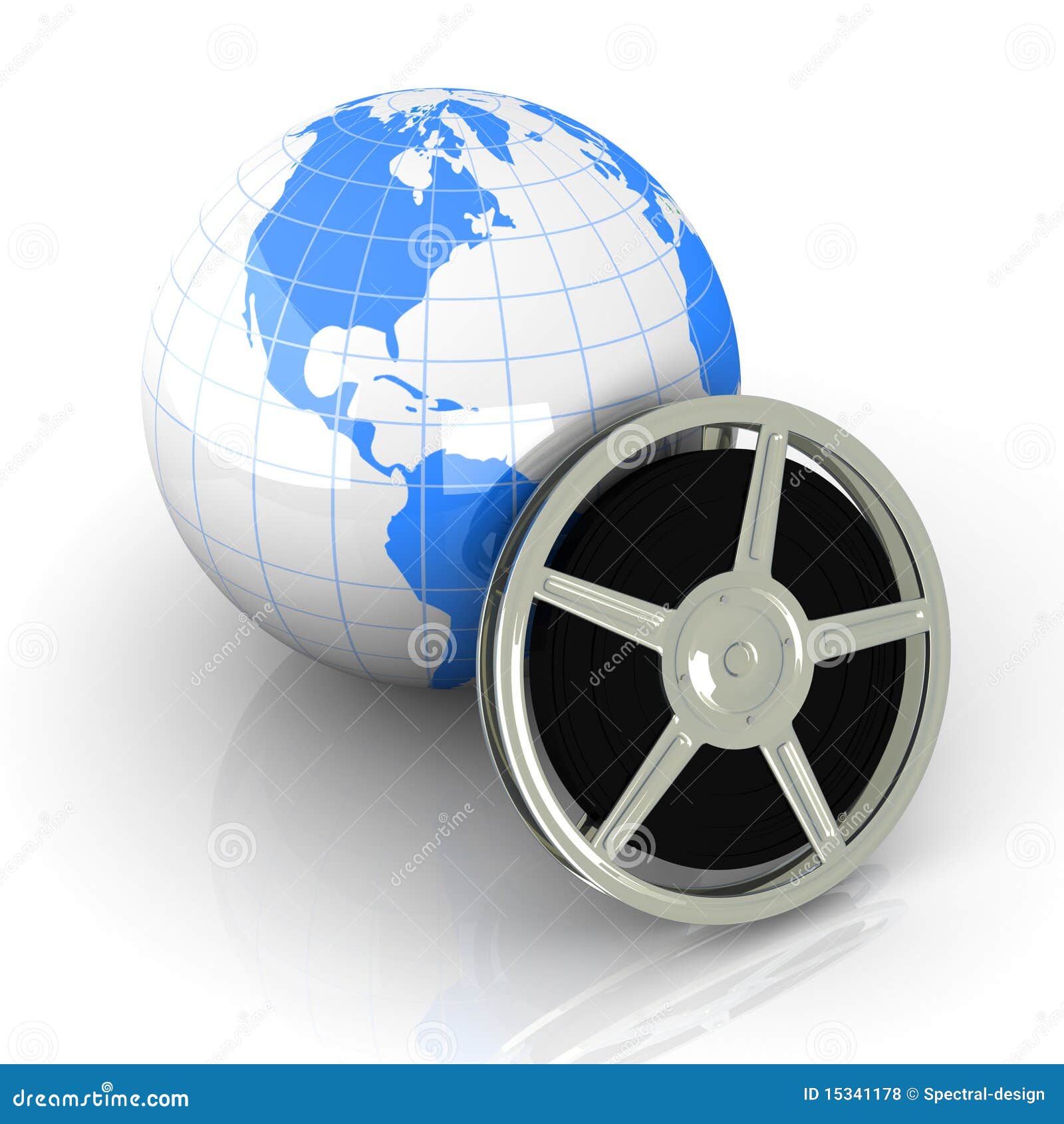 World of Video stock illustration. Illustration of entertainment - 15341178