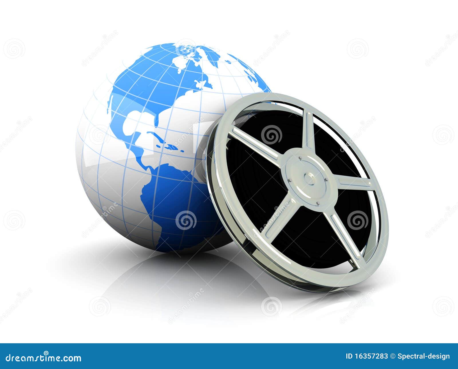 World of Video stock illustration. Illustration of movie - 16357283