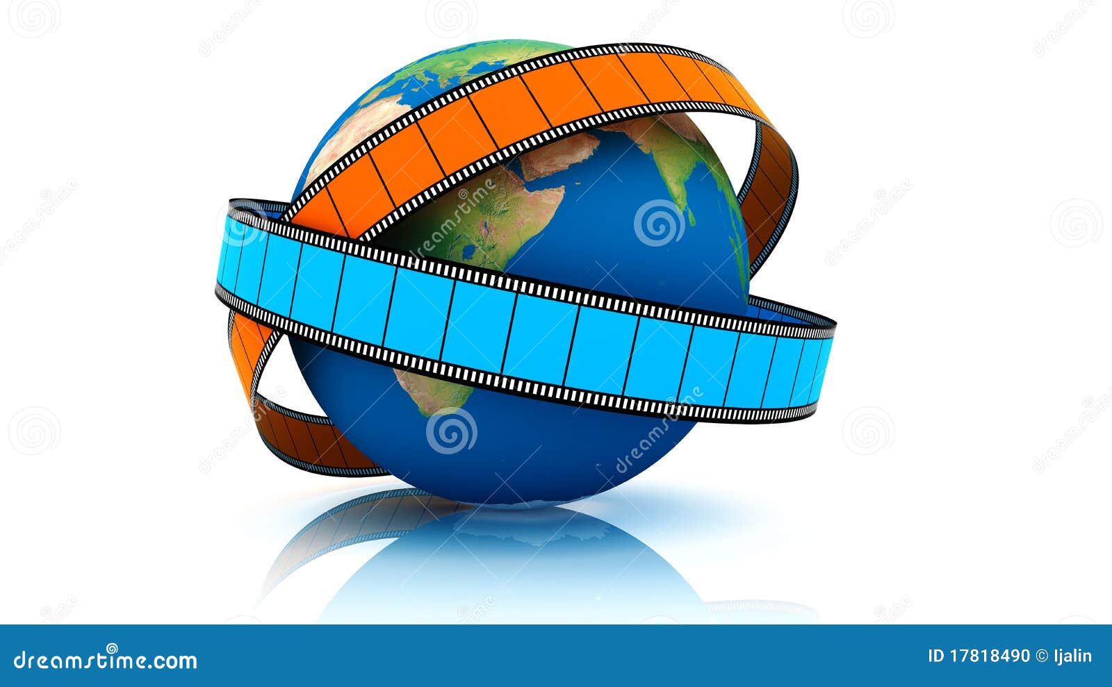 World of Video stock illustration. Illustration of blue - 17818490