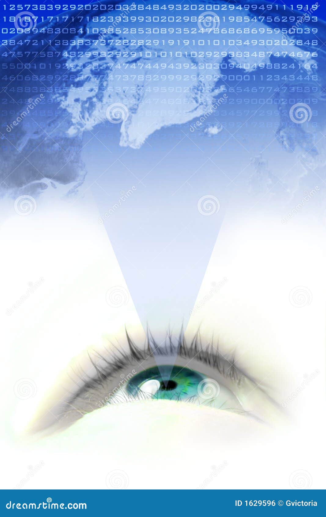 World vision stock photo. Image of looking, globe, futuristic - 1629596