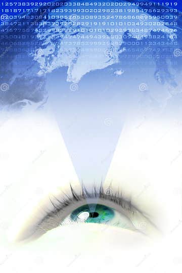 World vision stock photo. Image of looking, globe, futuristic - 1629596