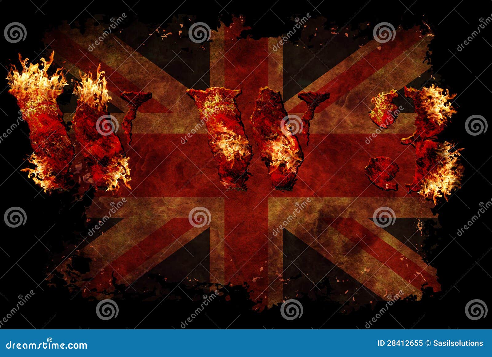 World War 3 Nuclear Background Stock Illustration - Illustration of ...