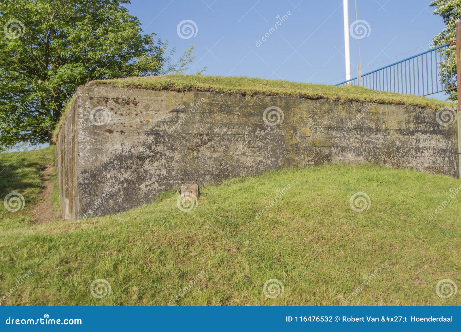World War 2 Bunker Around Muiden the Netherlands Editorial Photography ...