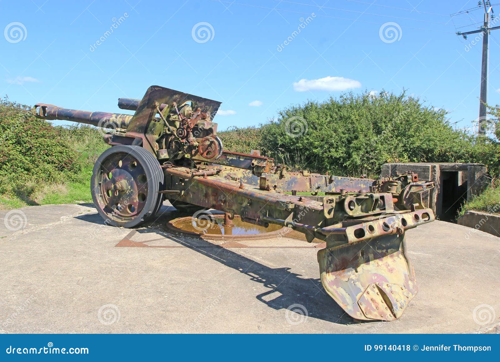 World War 2 field gun stock photo. Image of german, weapon - 99140418