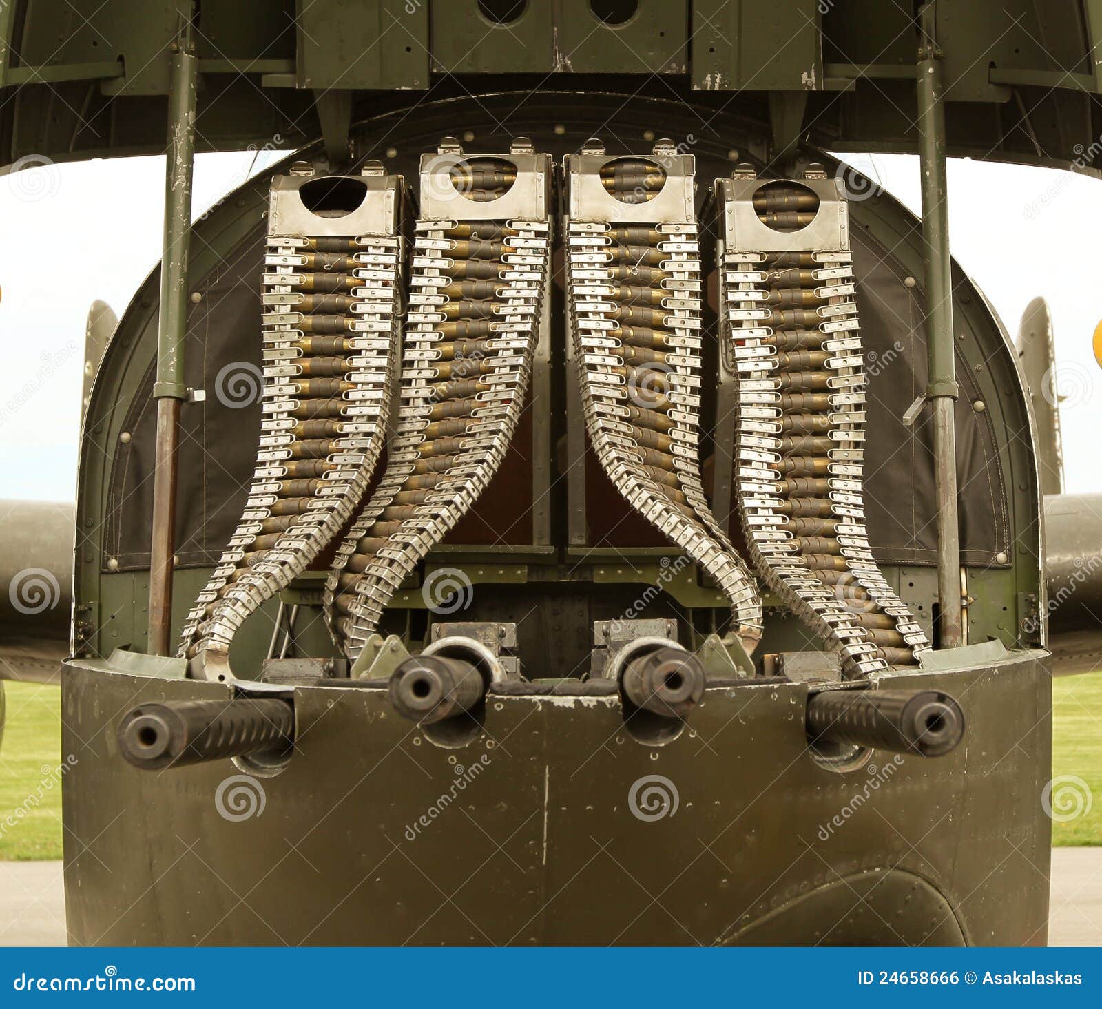 World War II Aircraft Machine Guns Stock Photo - Image of force ...