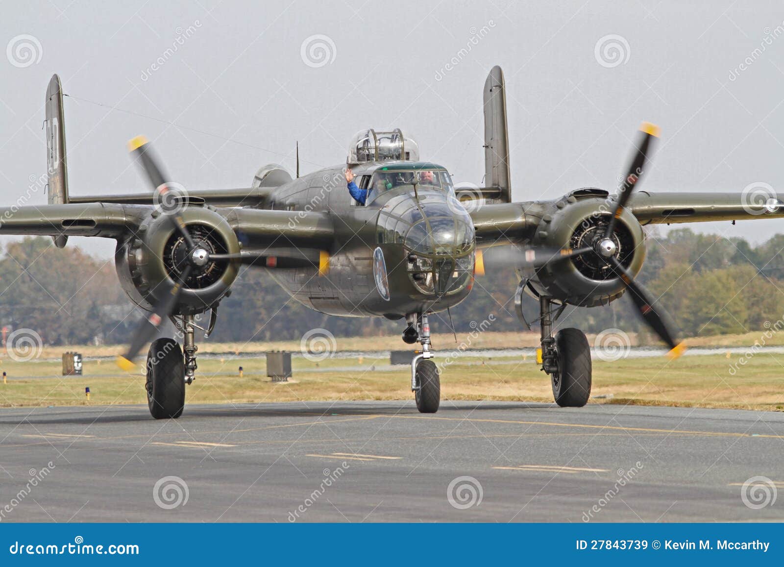 World War II B-25 Mitchell Bomber Aircraft Editorial Stock Image ...