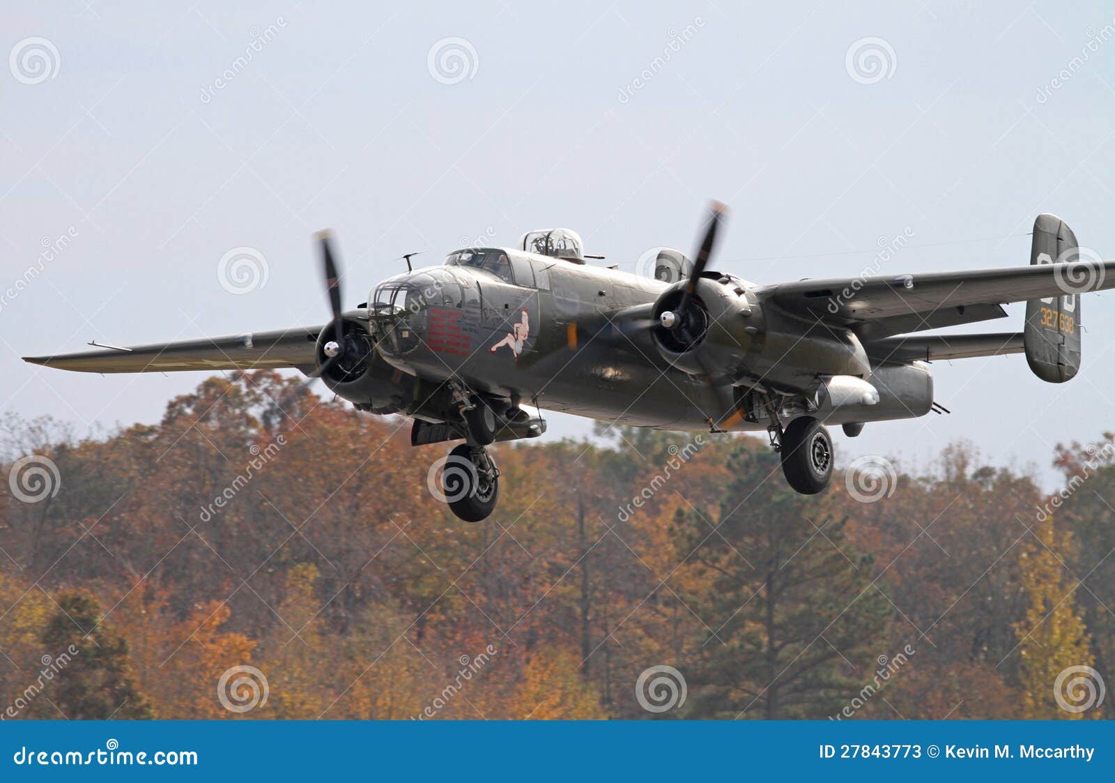 World War II B-25 Mitchell Bomber Aircraft Editorial Stock Photo ...
