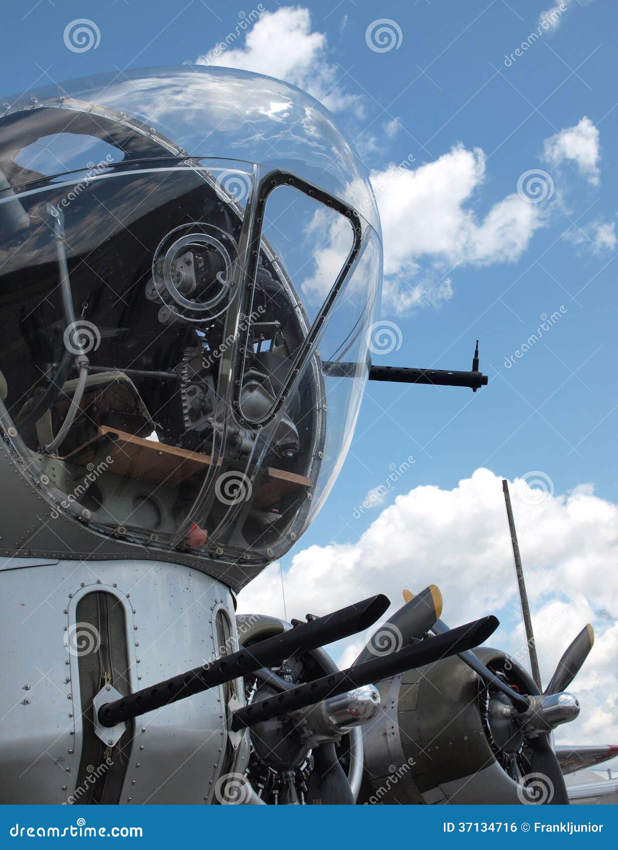 World War II B17 Bomber S Propellers Stock Photo - Image of classic ...
