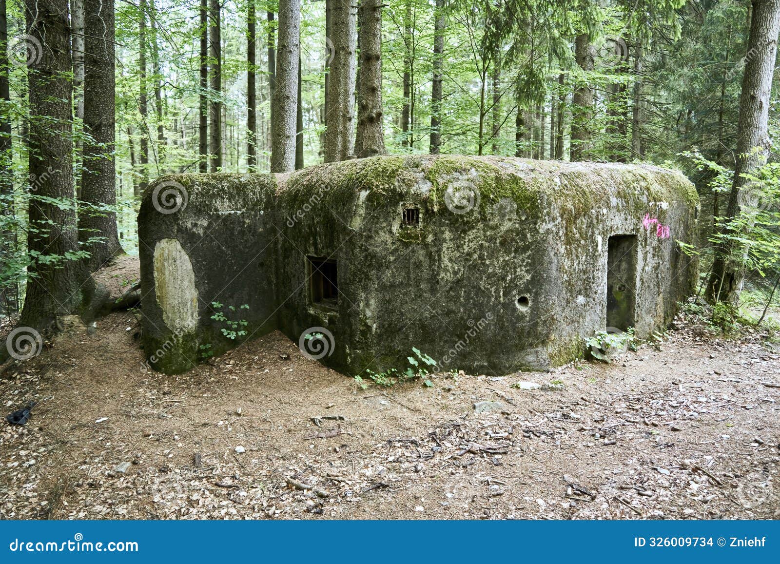 World War II Bunker Complex on the Border between Czechia and Germany ...