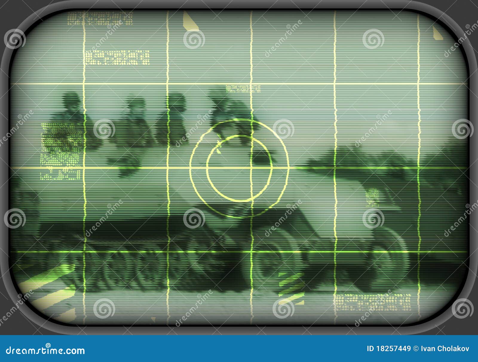 World War II Era Battle on TV Stock Image - Image of military, wartiem ...