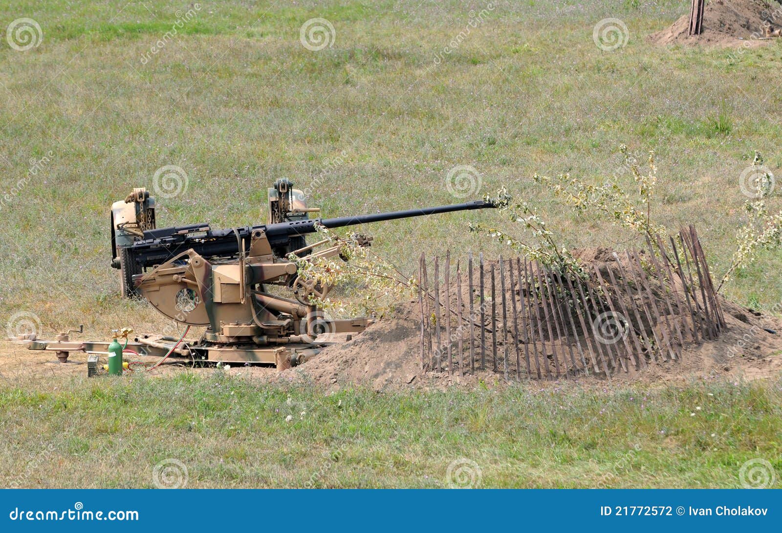 World War II era cannon stock photo. Image of wartime - 21772572