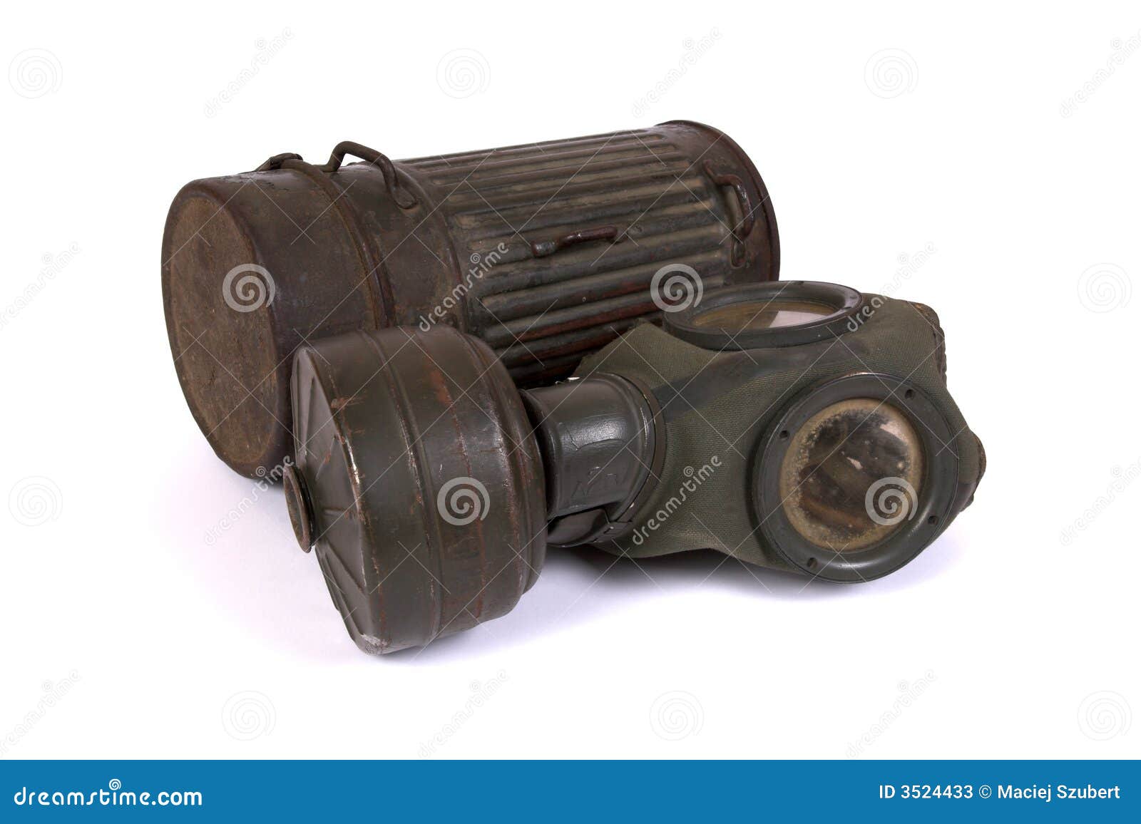 World War II gas mask (2) stock image. Image of filter - 3524433