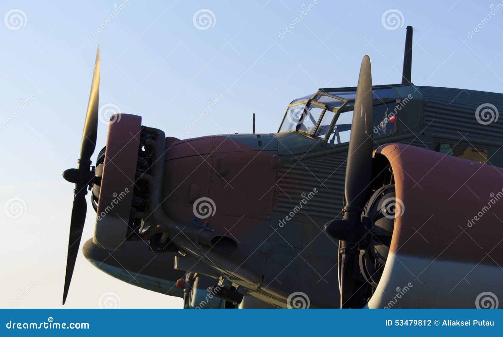 World War II German Transport Plane Stock Photo - Image of bomber ...