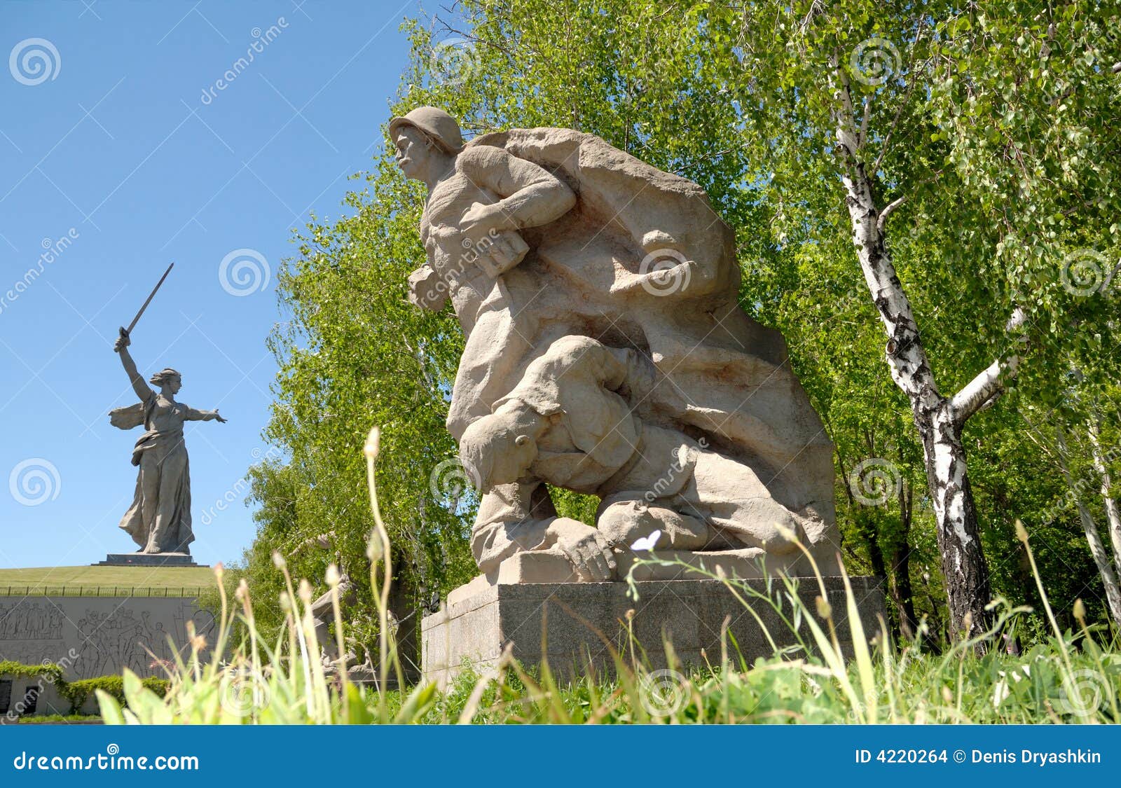 World War II Memorial Obelisk on Mamayev Kurgan Stock Photo - Image of ...