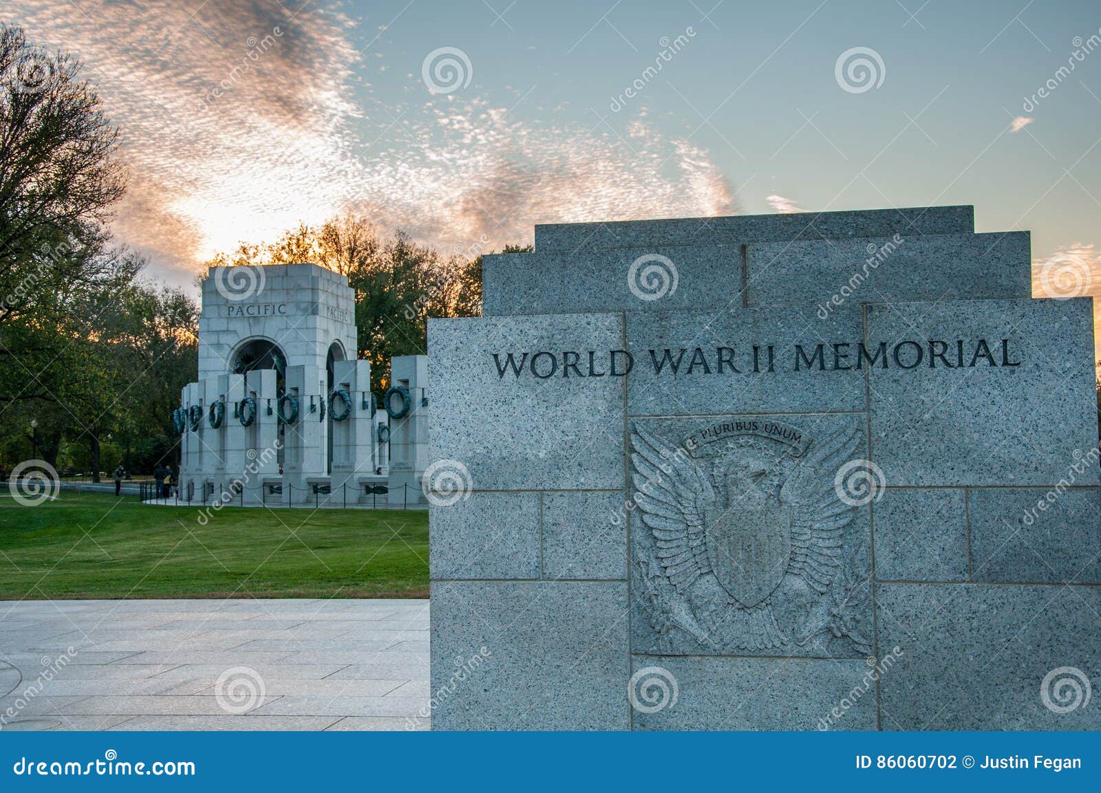 World War II Memorial, Washington D.C. Stock Photo - Image of capital ...