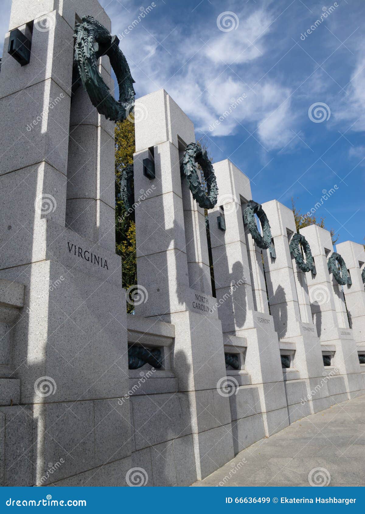 World War II Memorial, Washington, DC Editorial Stock Image - Image of ...
