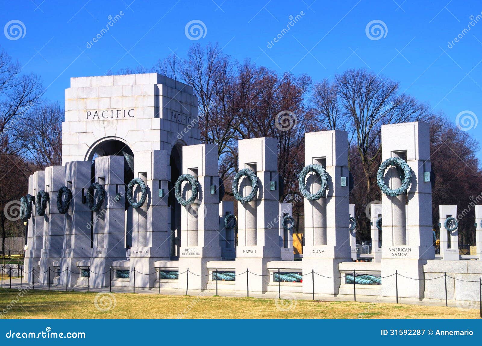 World War II Memorial Washington DC Editorial Photography - Image of ...