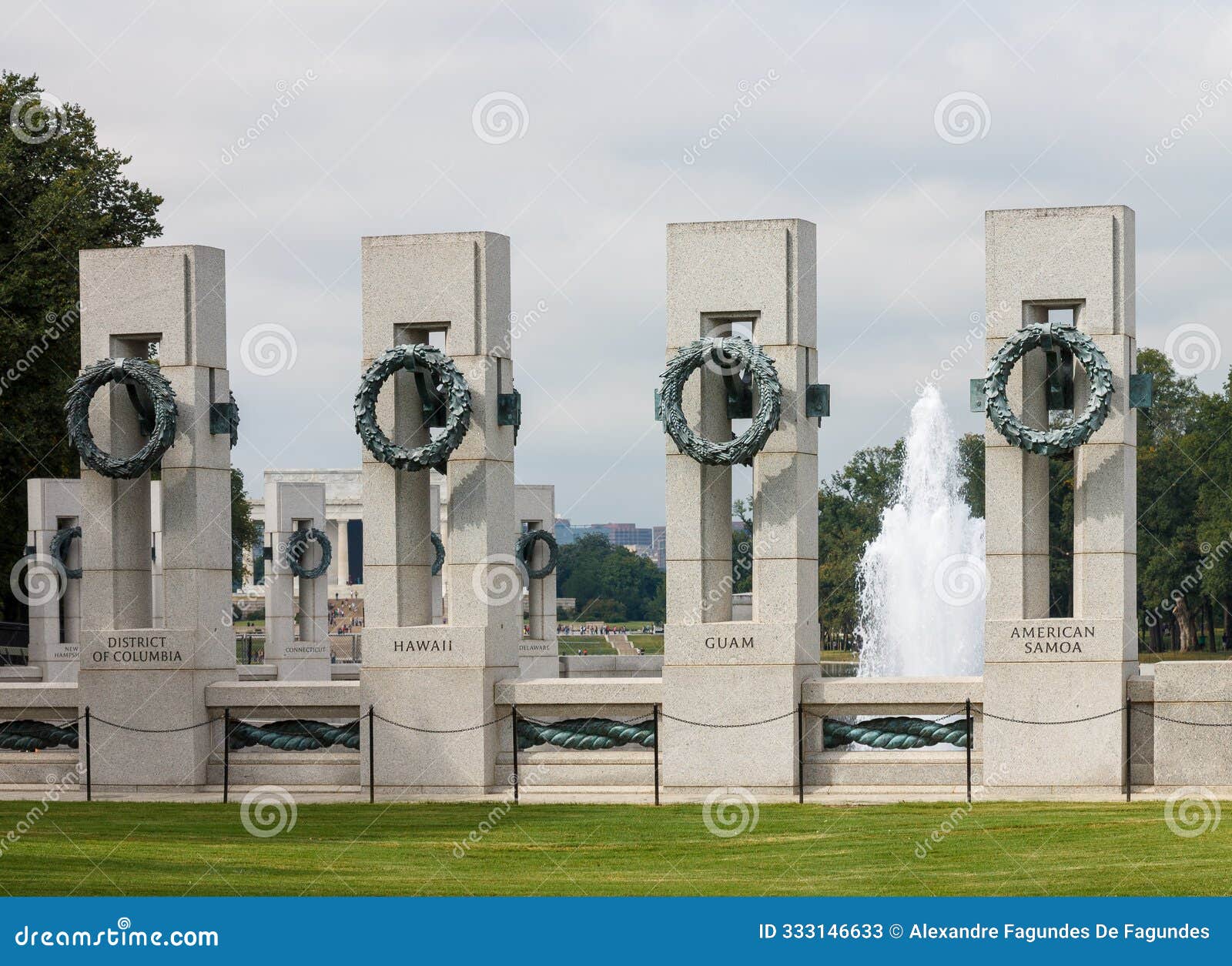World War II Memorial Washington DC, USA Editorial Stock Photo - Image ...