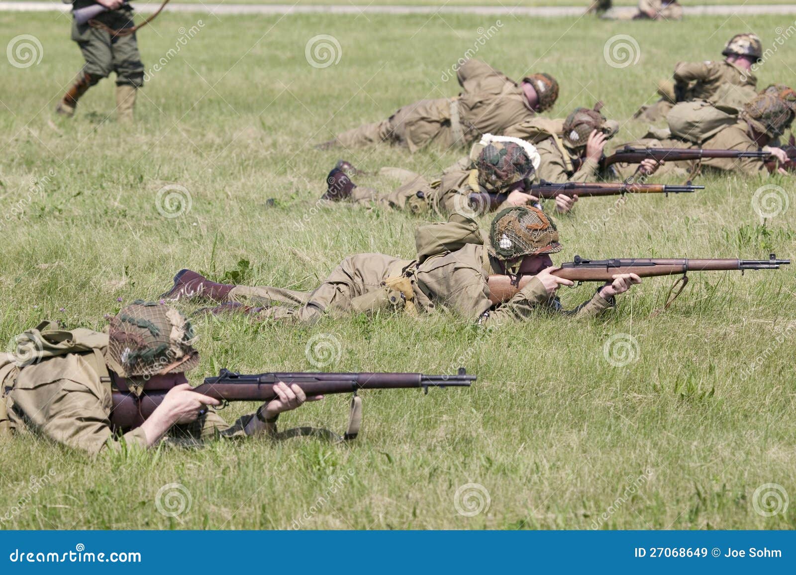 World War II reenactment editorial stock image. Image of soldier - 27068649