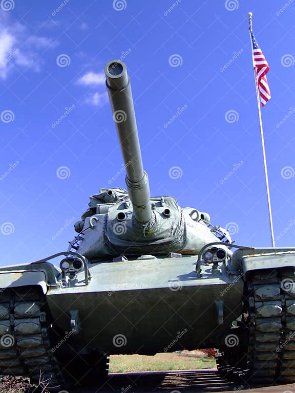 World War II Tank and Flag stock image. Image of protect - 1418975