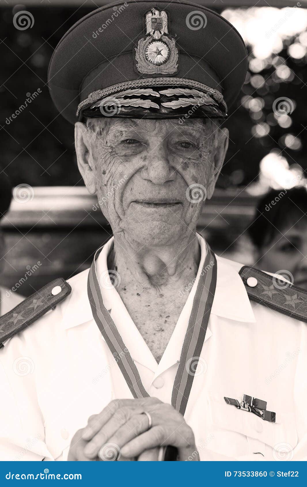 World War II veteran editorial image. Image of caps, medal - 73533860