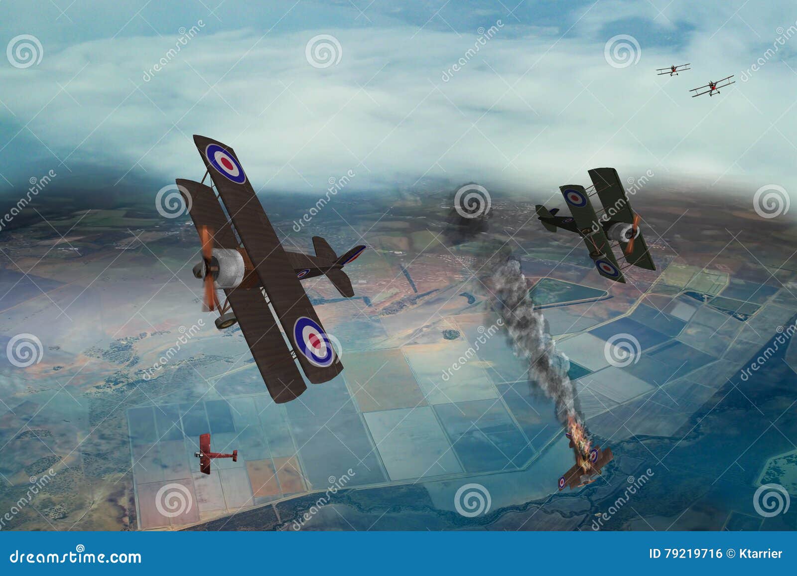 World War Dogfight Stock Illustrations – 287 World War Dogfight Stock ...