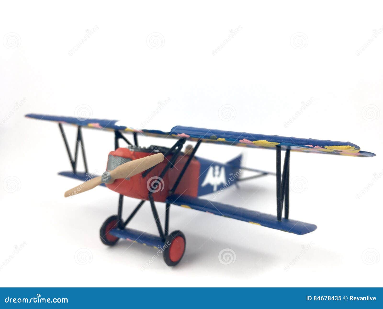 World War One Model Plane, Side View Stock Image - Image of view, model ...