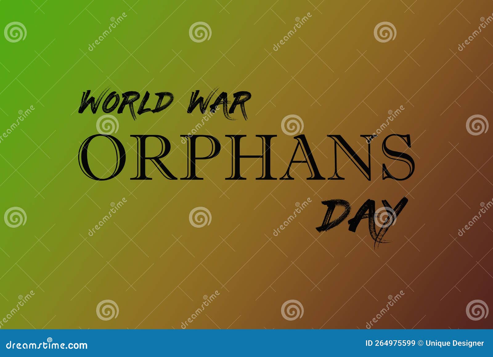 World War Orphans Day With Gradients Background For World Day Of War ...