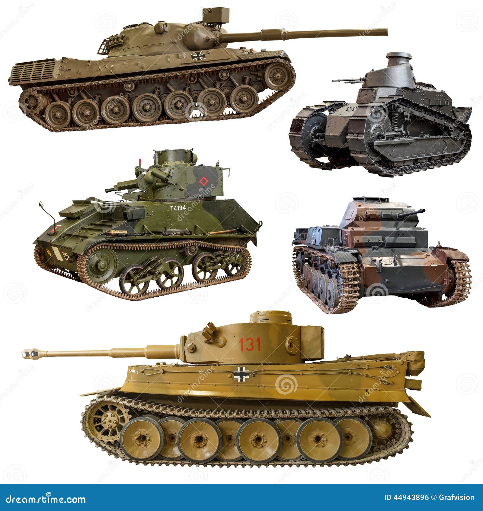 World War Two - Tank Side View Stock Photography | CartoonDealer.com ...